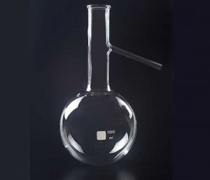Distilling Flask with Side Tube 30ml~2000ml - Acyuan glassware