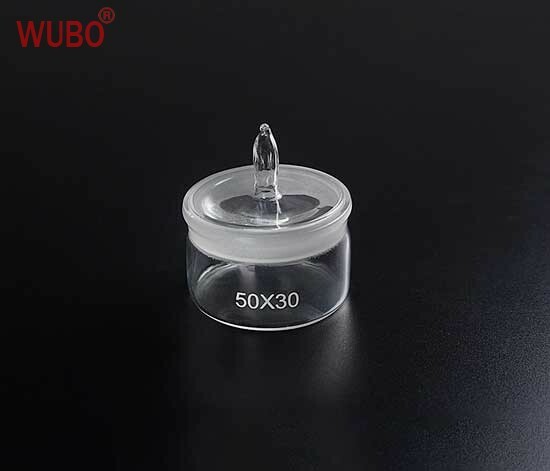 Glass Weighing Bottle Low Form with Lid - Acyuan glassware