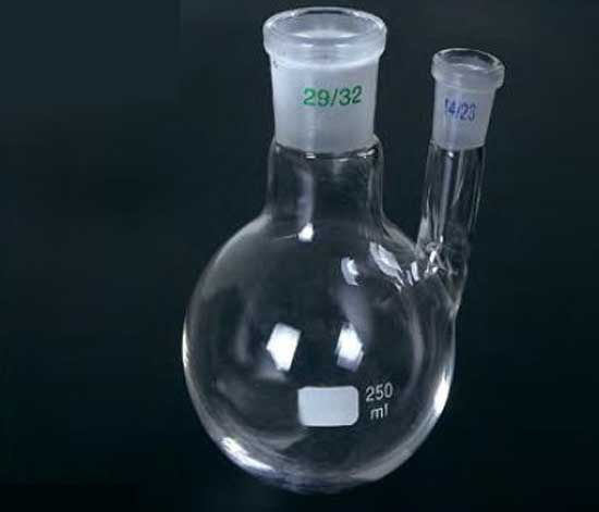 Glass Boiling Flask Round Bottom with Two Necks - Acyuan glassware