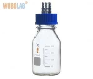 Bottles Screwcap Triple Hose Connector - WUBOLAB